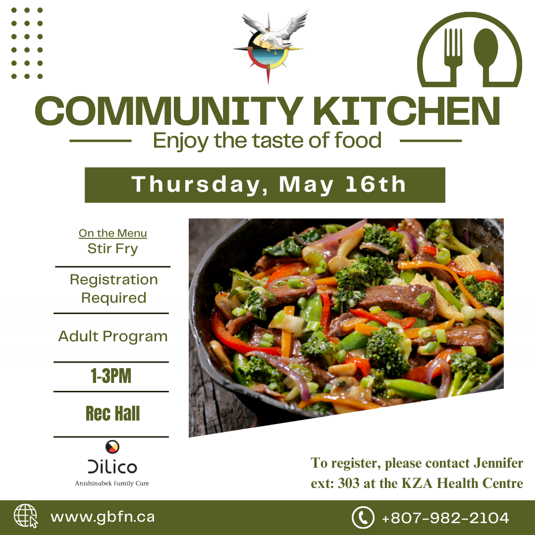 Upcoming Activities - Gull Bay First Nation