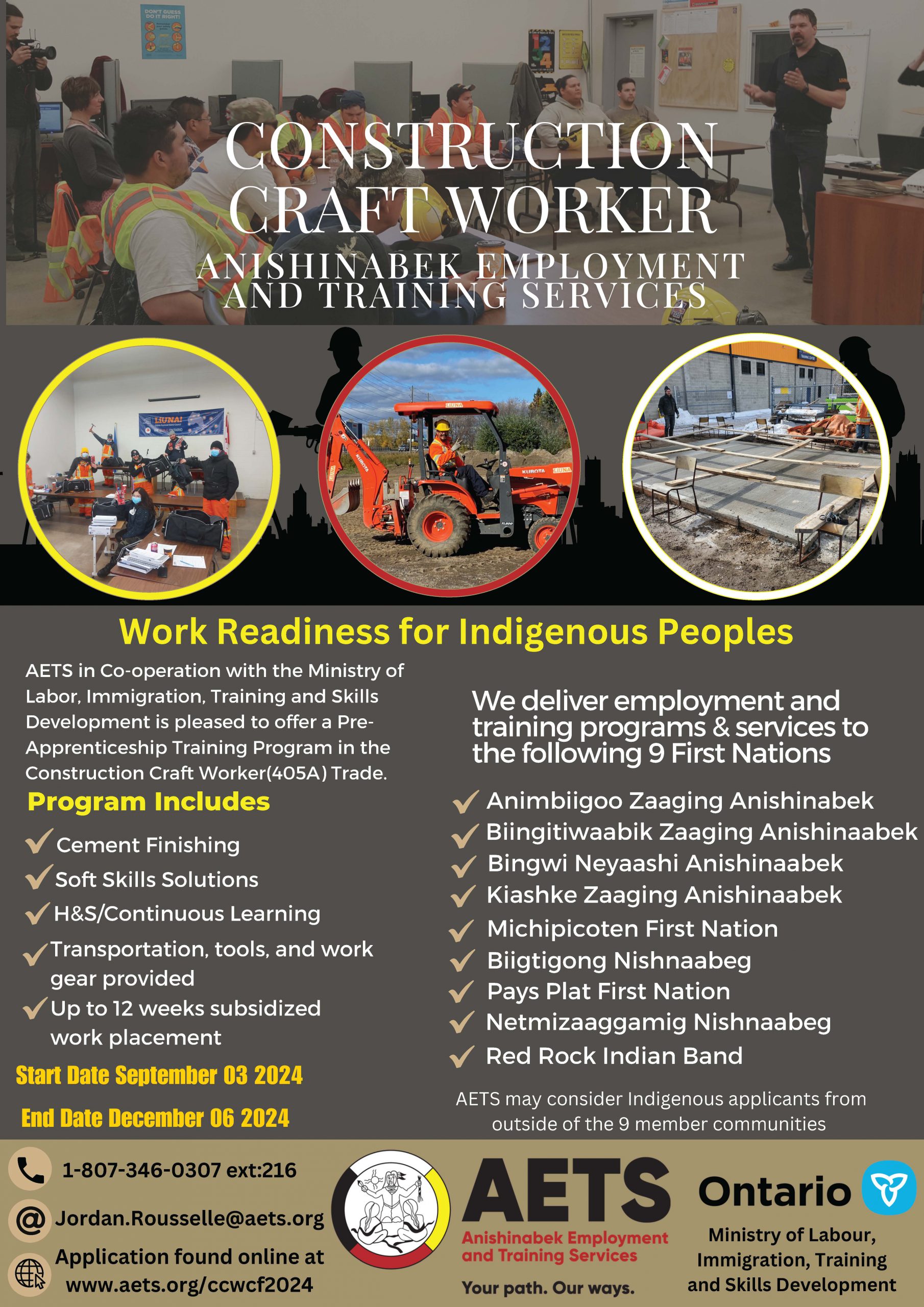 Upcoming Activities - Gull Bay First Nation