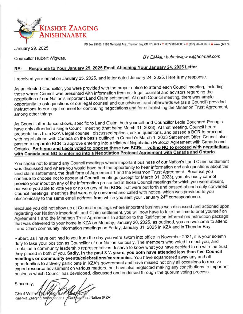 Upcoming Activities - Gull Bay First Nation